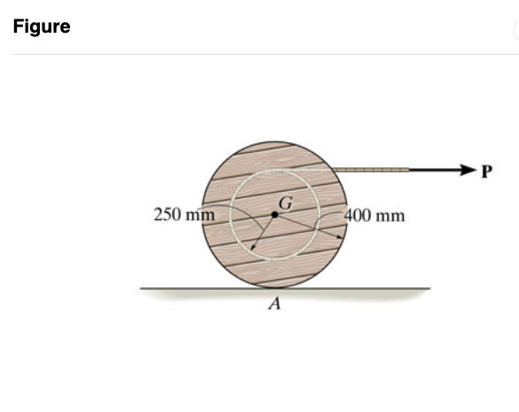 Solved The spool has a mass of 80 kg and a radius of | Chegg.com