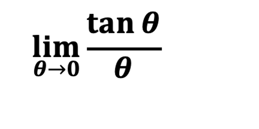 Solved limθ→0tanθθ | Chegg.com