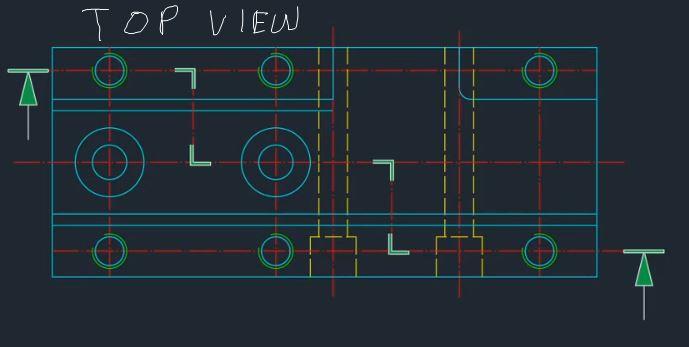 Solved Using AutoCAD or any other software, draw front and | Chegg.com