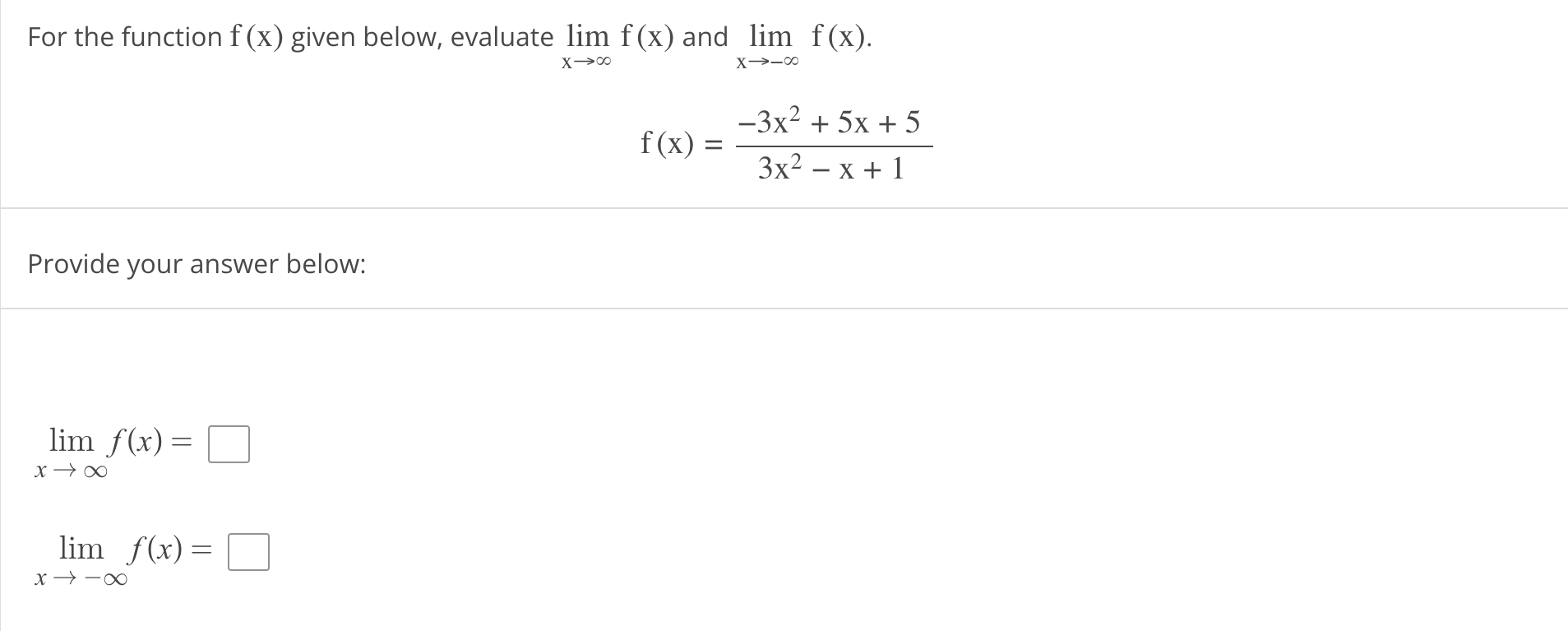 Solved For The Function F X Given Below Evaluate