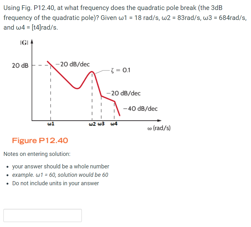 Using Fig. P12.40, at what frequency does the | Chegg.com