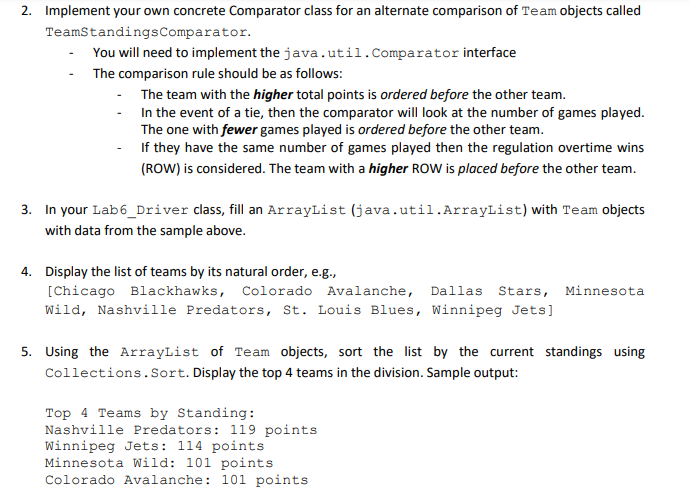 Solved In the regular season of the NHL, games are played in | Chegg.com