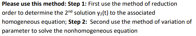 Solved In each of Problems 29 through 32, use the method | Chegg.com