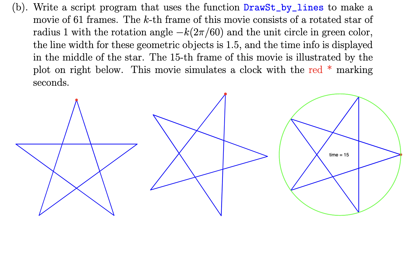 Solved B3. (10 points) The following Matlab code fragment: r | Chegg.com