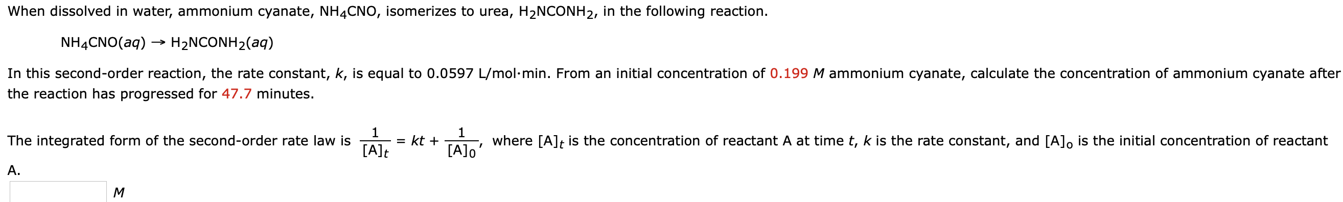 Solved When dissolved in water, ammonium cyanate, NH4CNO, | Chegg.com