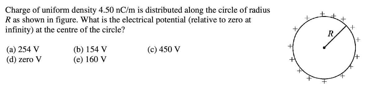 Solved Charge of uniform density | Chegg.com