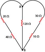 Solved For the heart shaped circuit shown in the above | Chegg.com