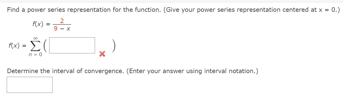 Solved Find a power series representation for the function. | Chegg.com