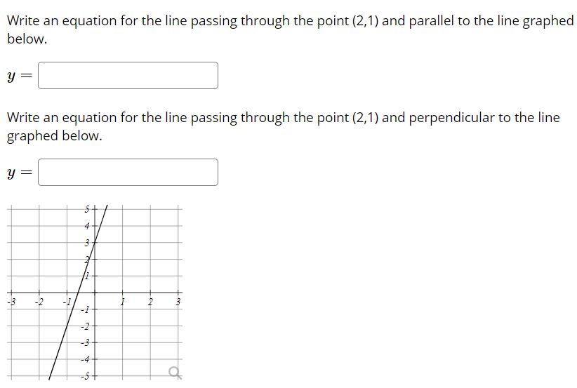 Solved Write An Equation For The Line Passing Through The