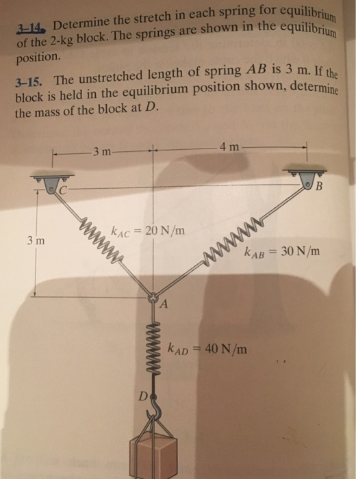 Solved or equilibrium ne equilibrium 3-14. Determine the | Chegg.com
