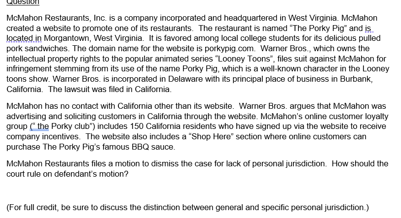 I need help with this question, has to use the IRAC | Chegg.com