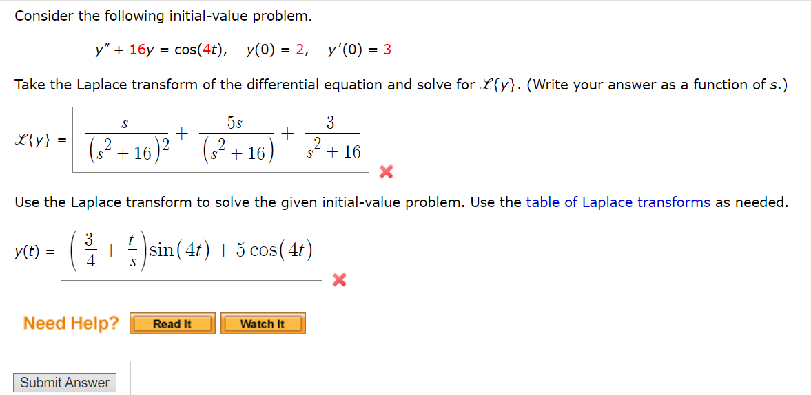 Solved Consider the following initial-value | Chegg.com