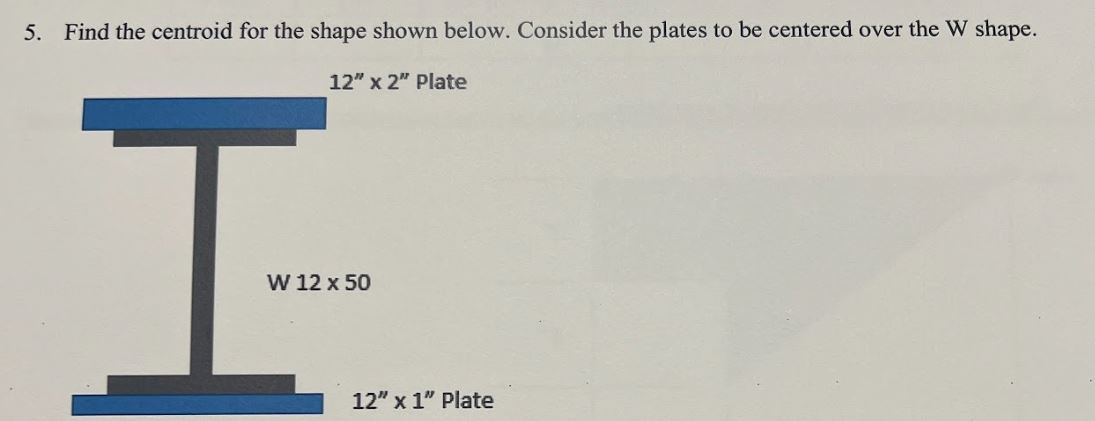 Solved Find the centroid for the shape shown below. Consider | Chegg.com