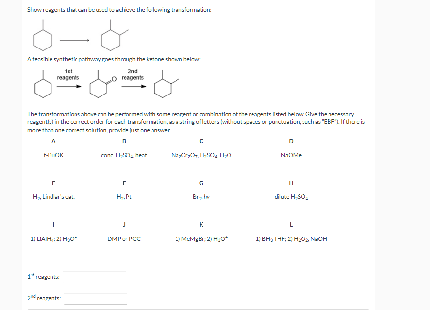 Solved Propose an efficient synthesis for the following | Chegg.com