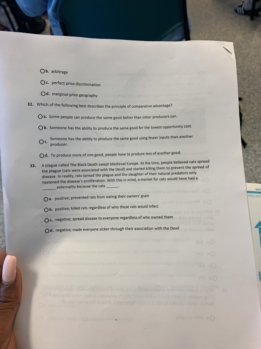 Solved Oa. decrease from 6 to 3. Ob. increase from 3 to 6. | Chegg.com