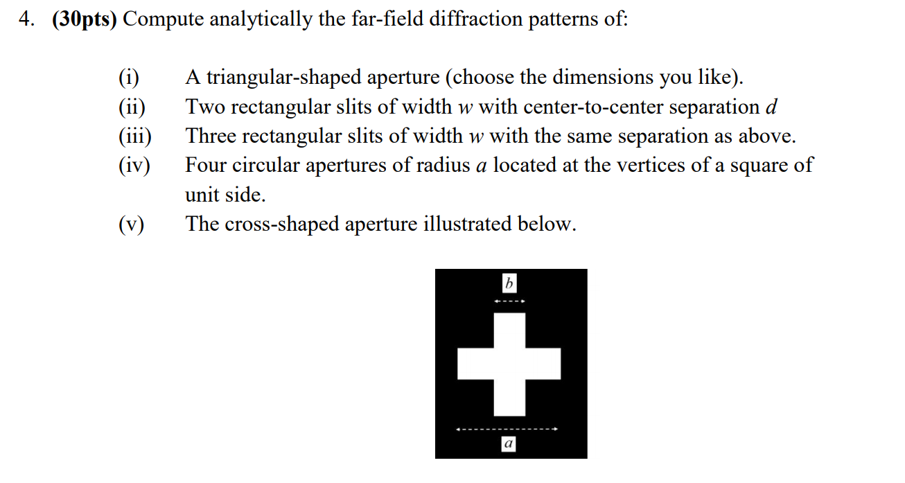 4 30pts Compute Analytically The Far Field