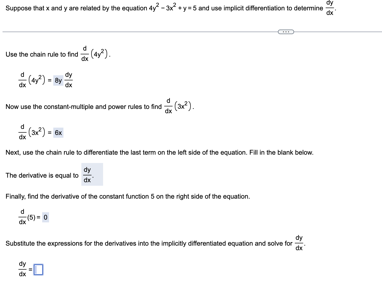 Solved Suppose that x and y are related by the equation | Chegg.com Solved Suppose that x and y are related by the equation | Chegg.com