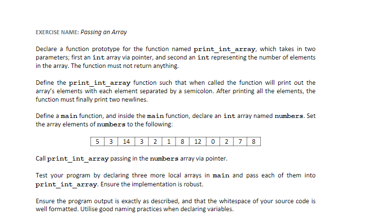 Solved EXERCISE NAME: Count Odds in Array Type the following | Chegg.com