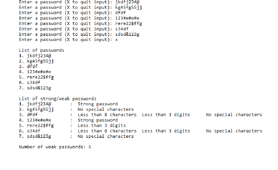 Solved Create an array that can hold up to 10 passwords. | Chegg.com