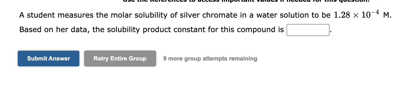 Solved A student measures the molar solubility of silver | Chegg.com