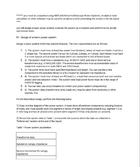 Solved you must be completed using MATLAB/Simulink/Simscape | Chegg.com