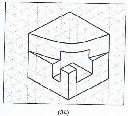 Solved Draw with instruments or CAD, multiviews of | Chegg.com