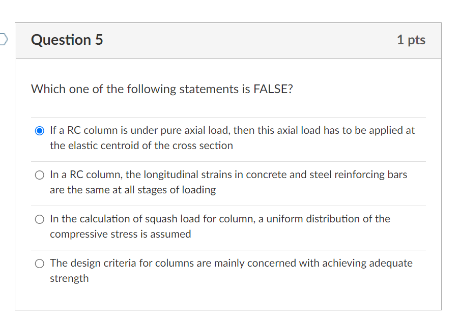 Solved Which one of the following statements is FALSE? If a | Chegg.com