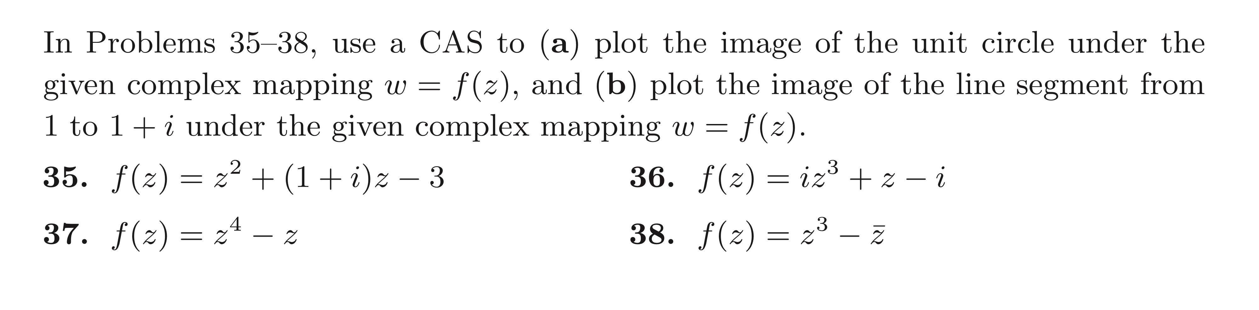 Solved Q3In Problems 35-38, ﻿use a CAS to (a) ﻿plot the | Chegg.com