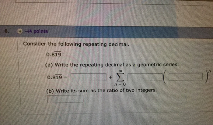 Solved 6. 10-14 points Consider the following repeating | Chegg.com