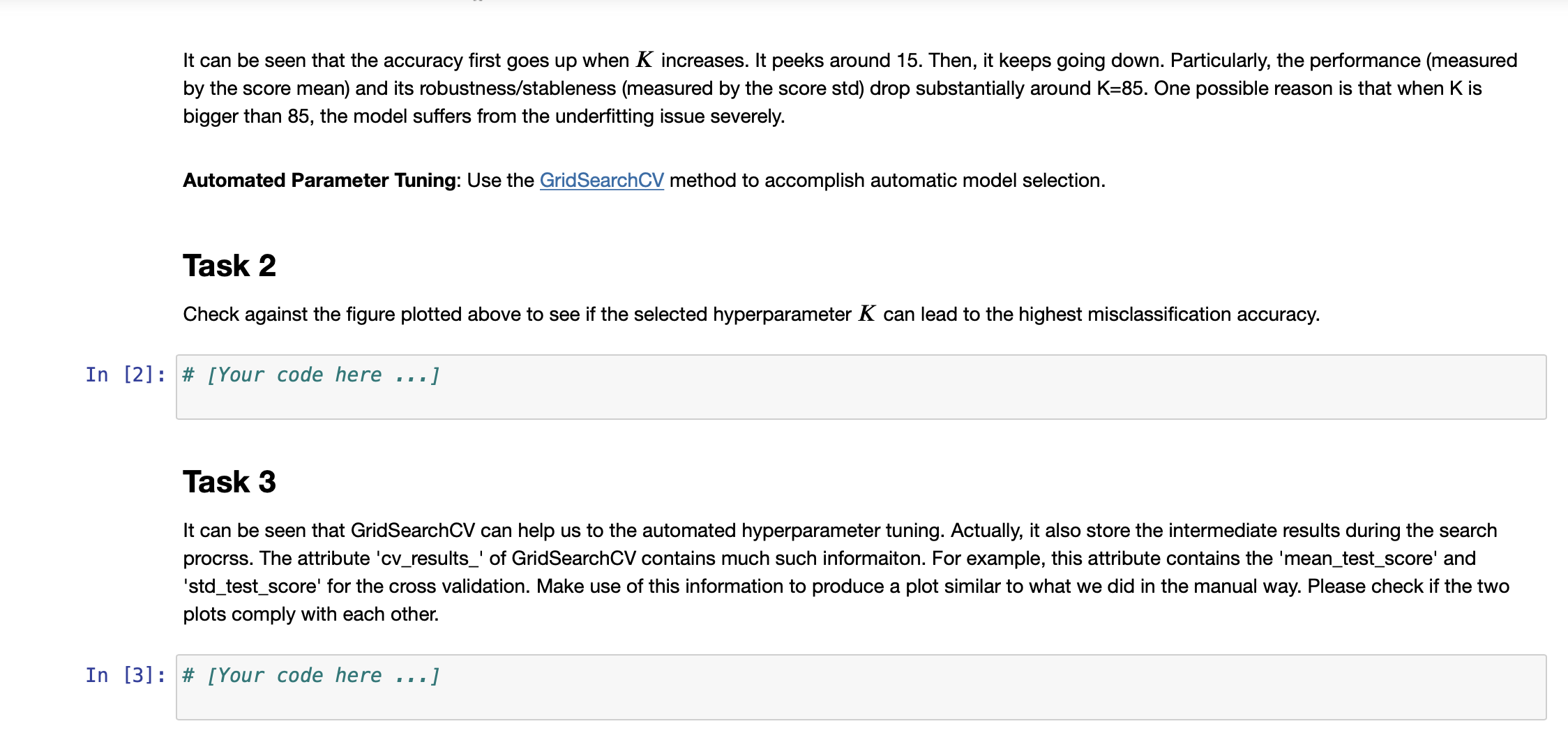 Solved - K-Nearest Neighbours Classifier Now we can start | Chegg.com