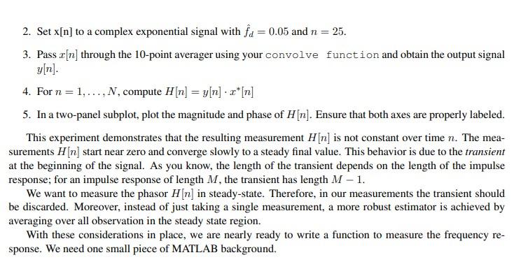 Solved 3 Measure the Frequency Response In this part of the | Chegg.com