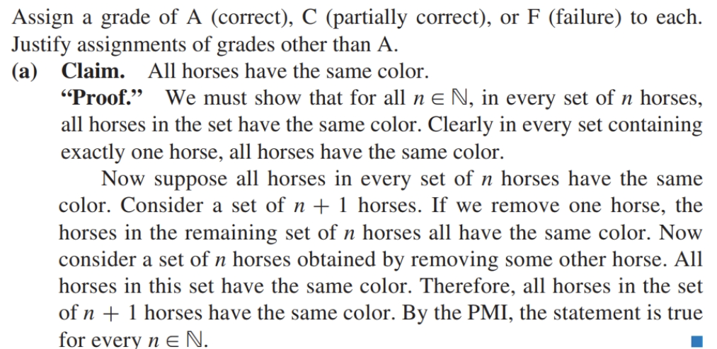 Solved Assign a grade of A (correct), C (partially correct), | Chegg.com