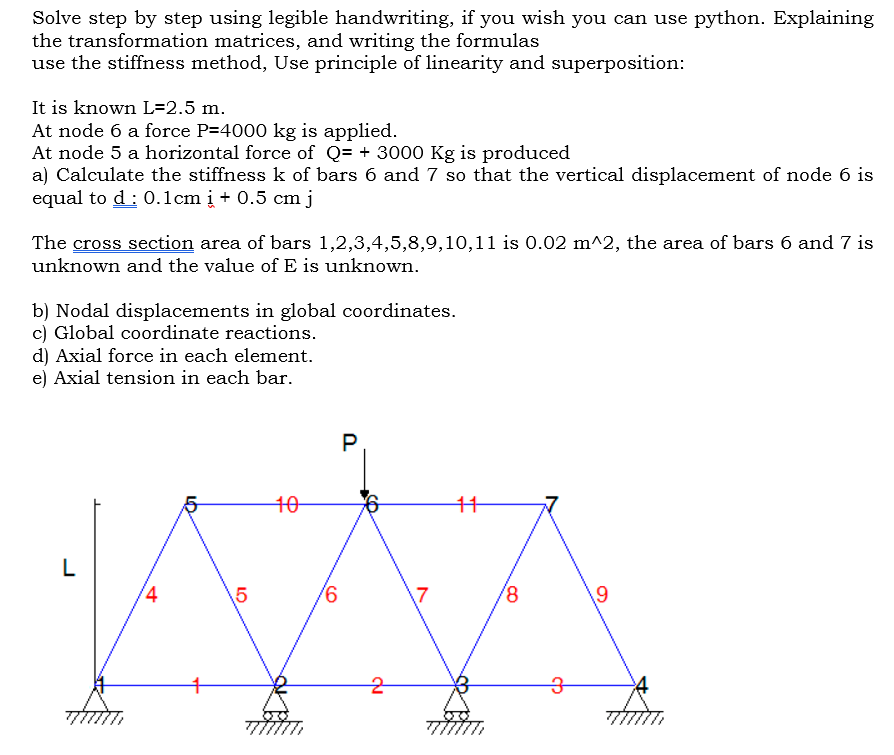Solved Solve step by step using legible handwriting, if you | Chegg.com