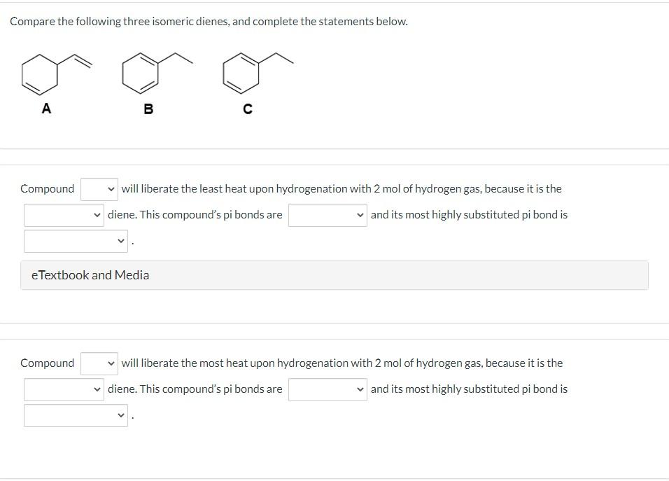 Solved first text box: A,B,C second text box options: most | Chegg.com