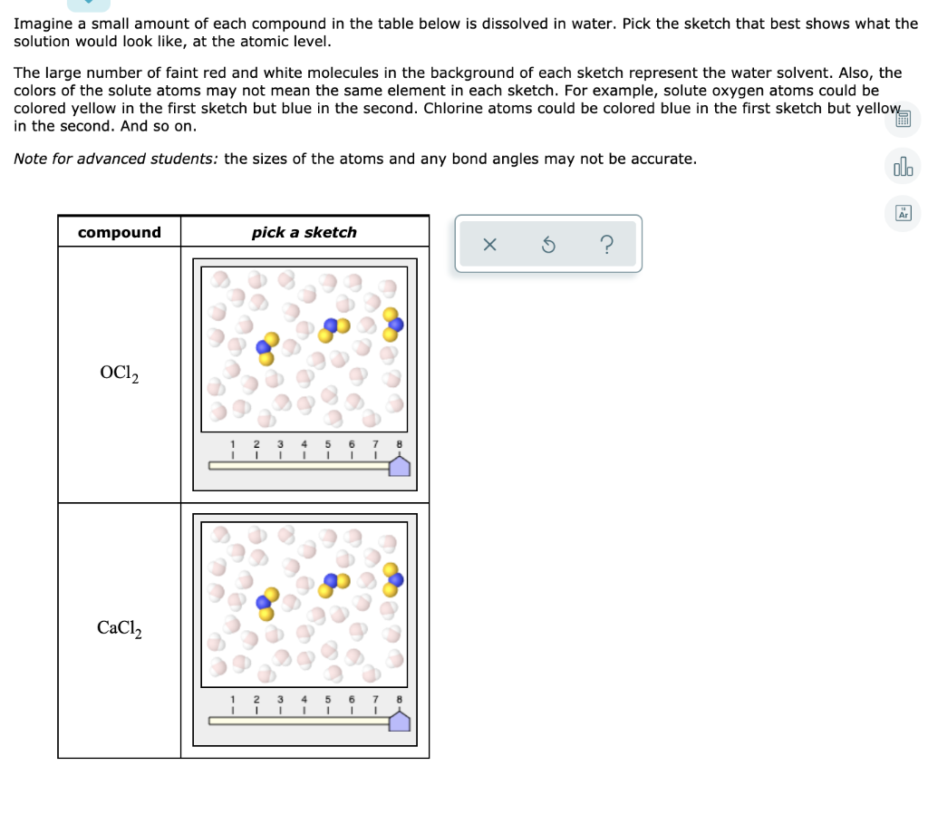 Solved Imagine a small amount of each compound in the table | Chegg.com
