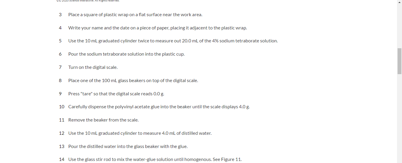 Exercise 1 PVA-Borax Polymer In this exercise you | Chegg.com