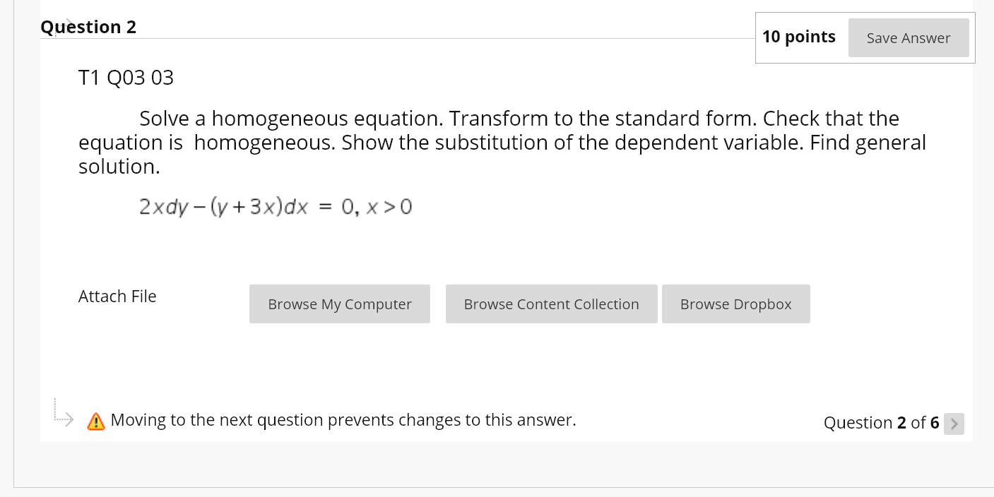 Solved Question 2 10 points Save Answer T1 Q03 03 Solve a | Chegg.com