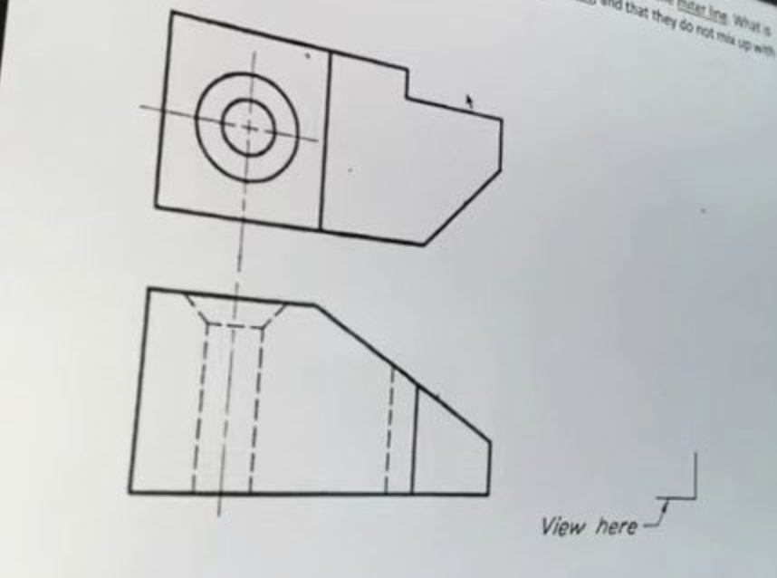 Solved dimension the part down below, clearly. (your | Chegg.com