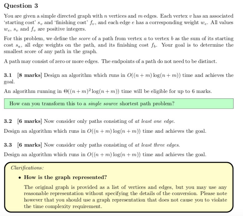 Solved The following question involves greedy and | Chegg.com