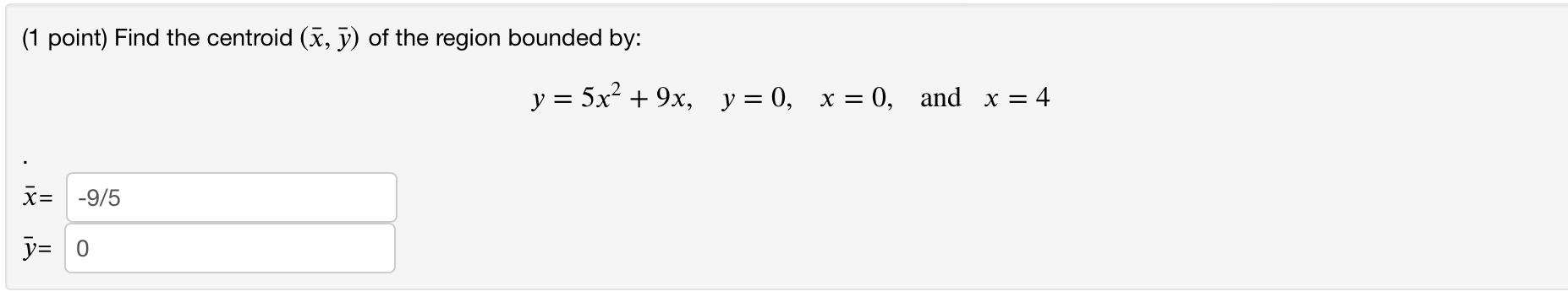 Solved (1 point) An isosceles triangle with uniform density | Chegg.com