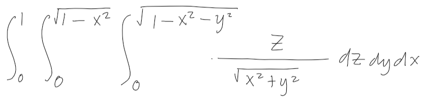 Solved Convert the integral from rectangular coordinates to | Chegg.com