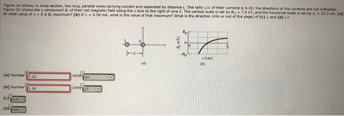 Solved Figure (a) shows, in cross section, two long, | Chegg.com