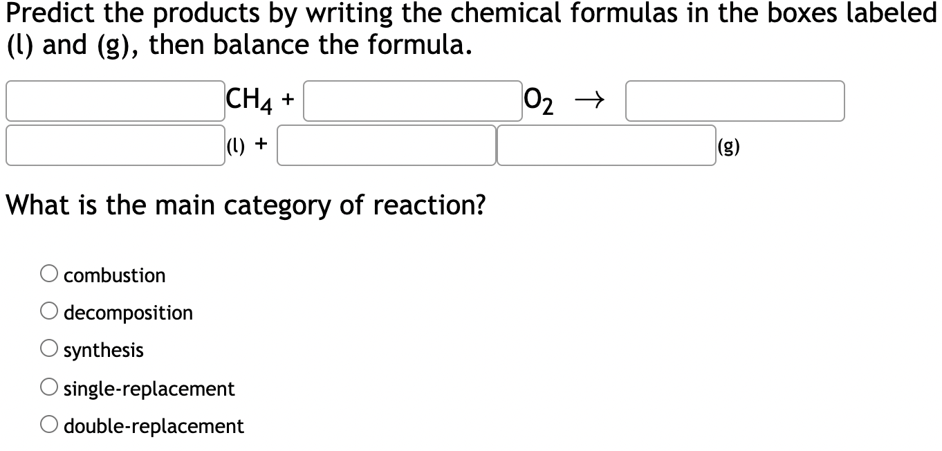 Solved Predict the products by writing the chemical formulas | Chegg.com