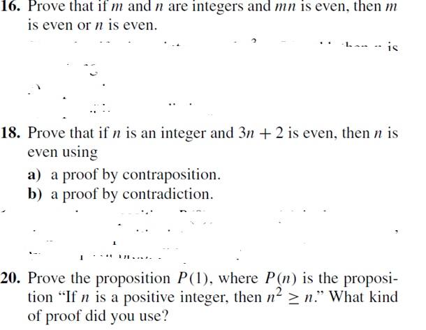 Solved 6. Prove that if m and n are integers and mn is even, | Chegg.com