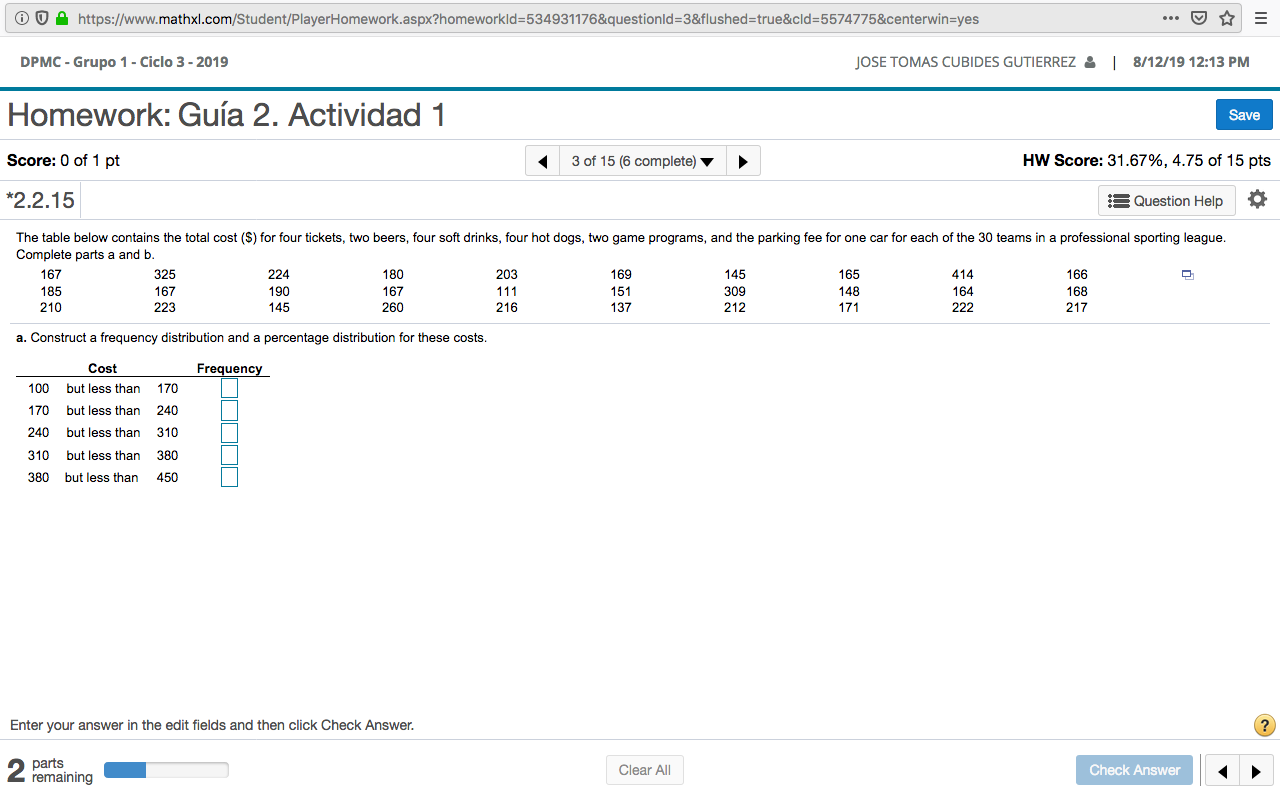 Solved O https://www.mathxl.com/Student/Player | Chegg.com