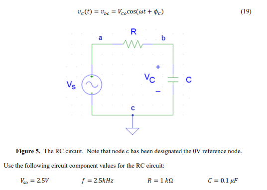 Solved 4. Determine the following for the RC circuit in | Chegg.com