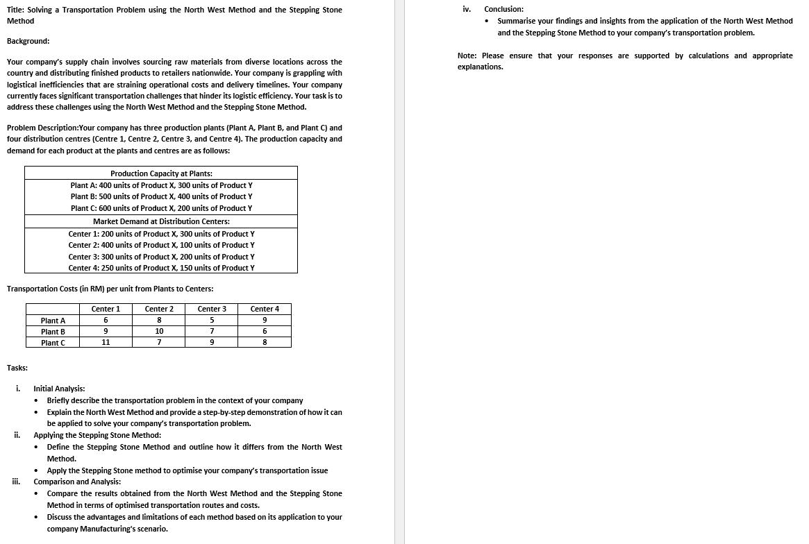 Solved iv. ﻿Conclusion:Summarise your findings and insights | Chegg.com