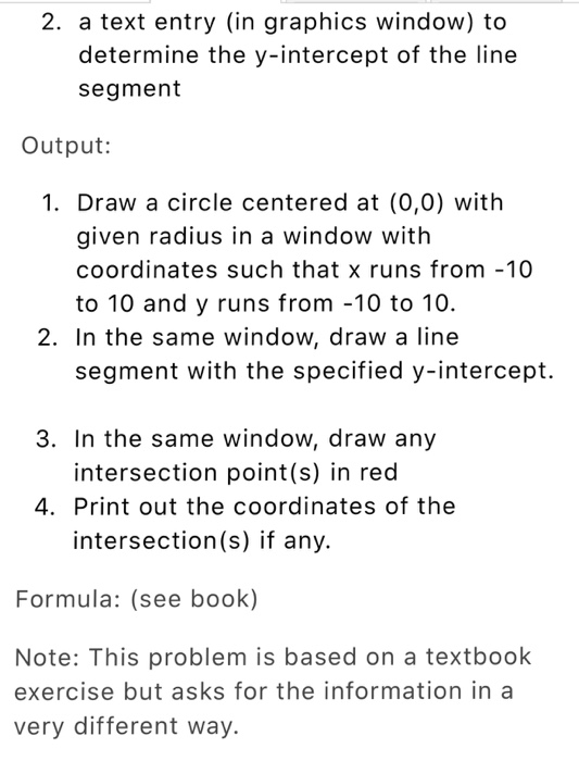 Solved Topic . Graphics Programming Learning Objectives 1. | Chegg.com