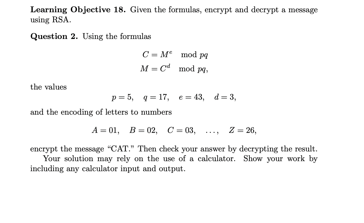 Solved Learning Objective 17. Given an equivalence relation | Chegg.com