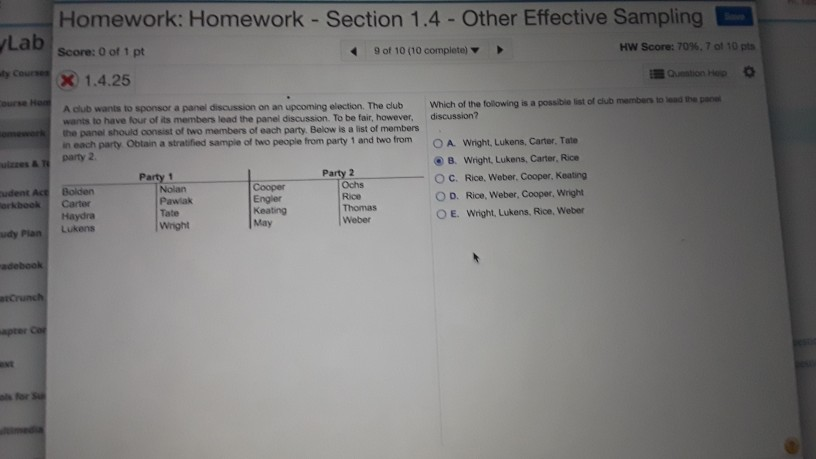 Solved Lab Score 0 Of 1 Pt X 1 4 25 Homework Homework